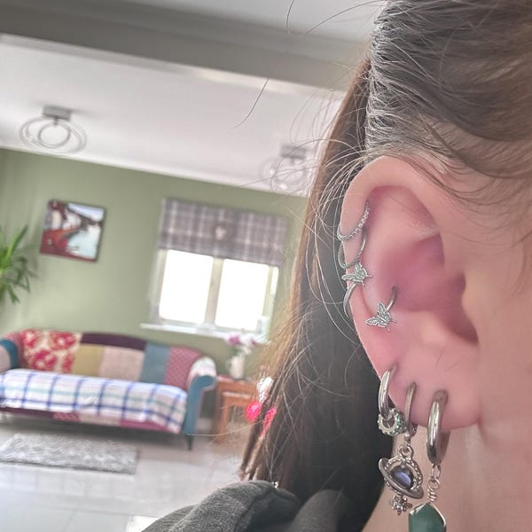 Heart Ear Gauges,flower Ear Plugs,2g-5/8''ear Stretchers,gauge & Plug ...