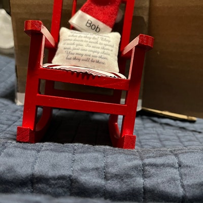 Christmas in Heaven Memorial Empty Chair Loved One in Heaven Deceased ...