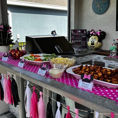 Minnie Mouse Food Signs-set of 8 - Etsy