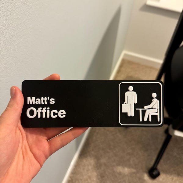 Personalised the Office TV Show Door/wall Sign | 3D Printed | - Etsy