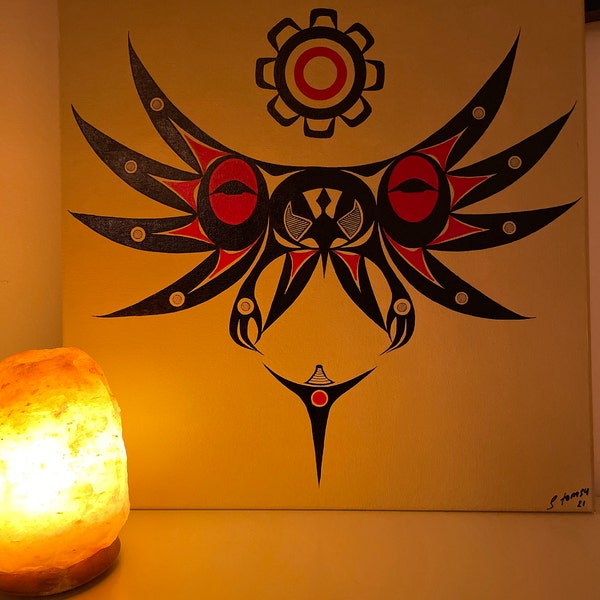 RAVEN THE SEER. 20”x 20” Original Painting. - Etsy