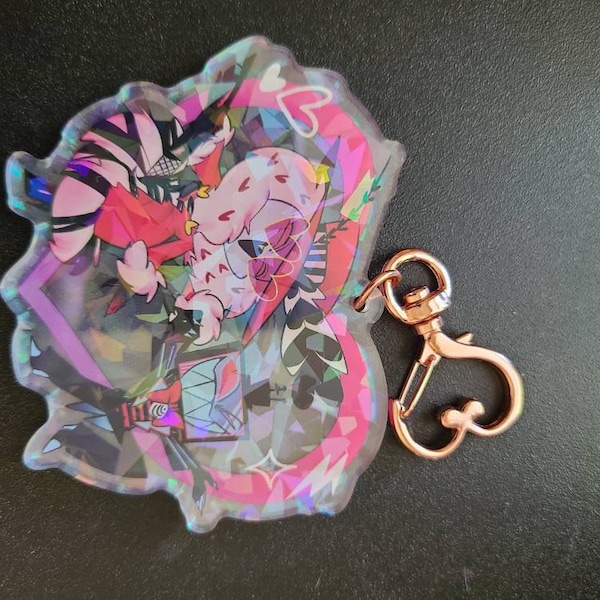 Holographic Voxval Acrylic Charms - Etsy