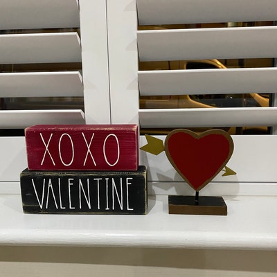 Rae Dunn Inspired Valentines Handmade Wooden Plaques - Etsy UK