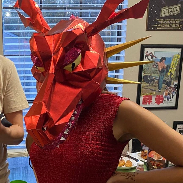DRAGONA SHREK MASK Diy - Etsy