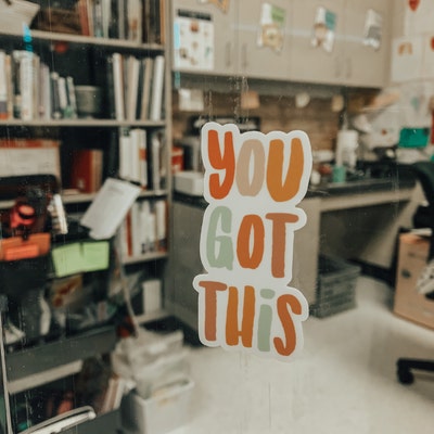 Inspirational Quote Stickers Waterproof Vinyl Decals You Got This - Etsy