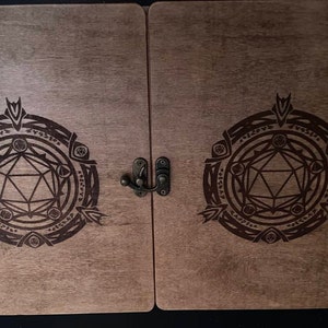 Personalized Engraved Wood Dungeon Master Screen With Custom Side ...