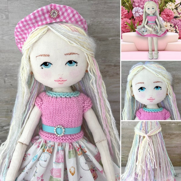 La Lune Posable Doll Pdf Pattern - Etsy