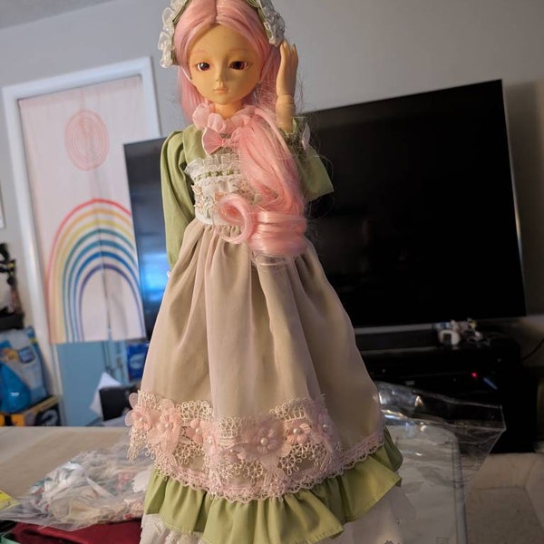 1/4 BJD High Heel Boots 1/3 Leather Bjd Boots Doll Shoes SD Boots Bjd ...