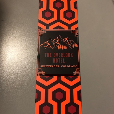 The Shining Bookmark Stephen King Horror the Overlook Hotel Reading ...