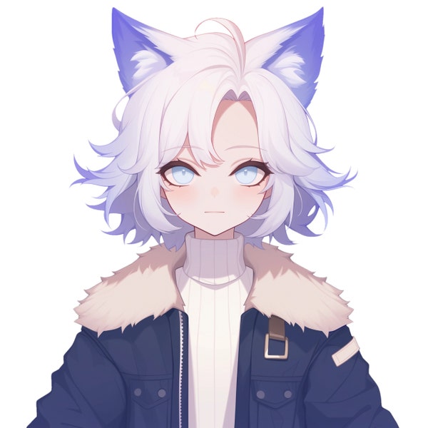 Pngtuber Model | Dog Boy Pngtuber Premade Model | Animal Pngtuber ...