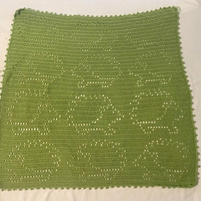 Harley Blanket Filet Crochet Blanket Pattern Baby Blanket Crochet ...