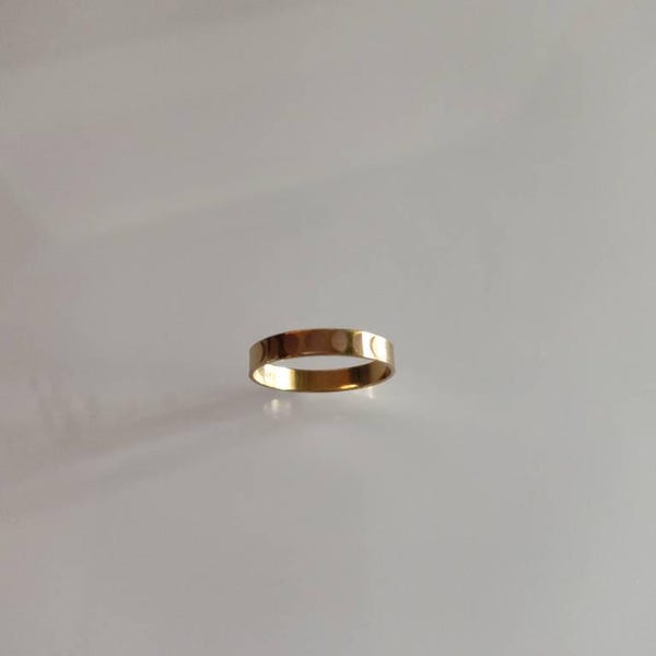 Moon Phases Band Ring, Moon Phase Stacking Ring, Moon Wedding Band ...