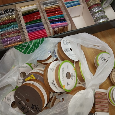 Bobbin Cardboard Spool Ribbon Organizer Lace Organizer Cardboard DIY ...