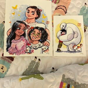 Baby Rey and BB8 5x7 | Etsy