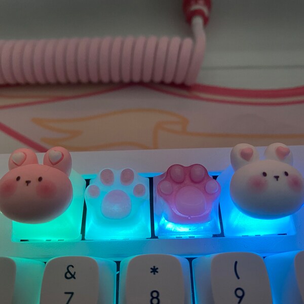 Keycap Resin Caps Lock 1.75u With Natural Flowers Handmade Keycap for ...