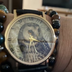 Frog Playing Guitar Leather Watch, Frog Music Ladies Watch, Unisex ...