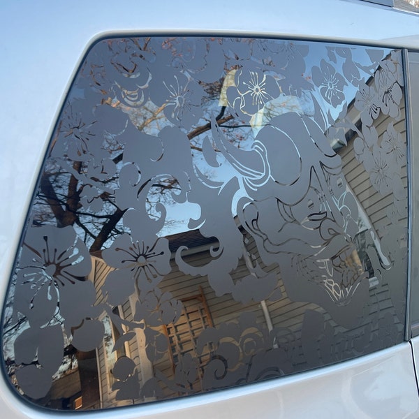 Oni Demon Vinyl Decal – Compatible With Forester-style Vehicles (2009 ...