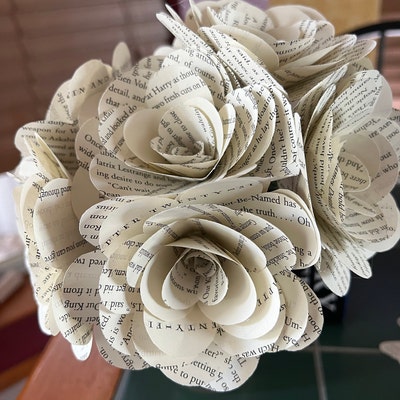 Custom Book Roses - Etsy