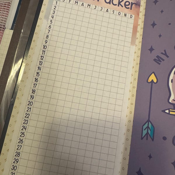 52 Weeks Grocery Spending Tracker - Standard Sized Commit 30 Full Page ...