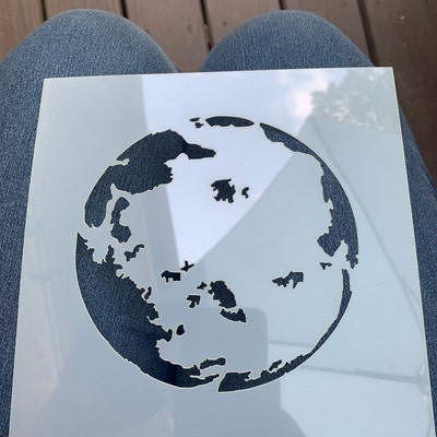 Planet Mars Reusable Stencil many Sizes - Etsy