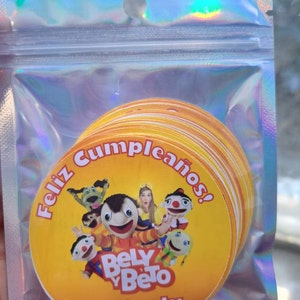 Canticos Party Labels Canticos Chip Bags Canticos Decor - Etsy