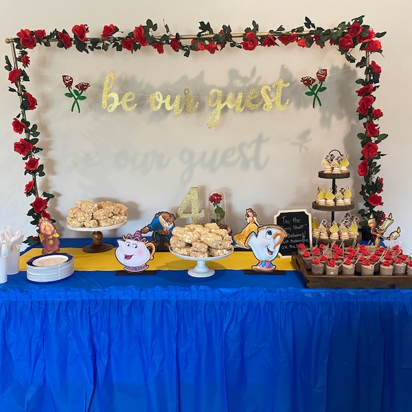 NEW Beauty and the Beast Centerpieces, Belle, Standees, Table Decor ...