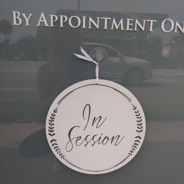 In Session Sign, Do Not Disturb Sign, Welcome Business Sign, Double ...