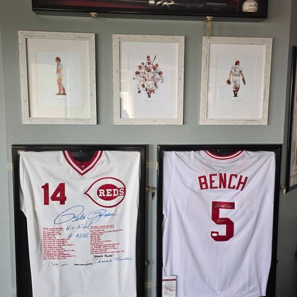 Large Jersey or Uniform Display Case Cabinet Shadowbox - 98% UV ...