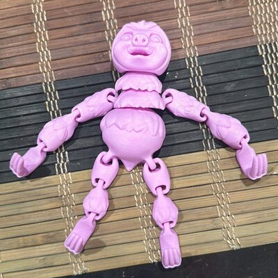 Cute Flexi Print-in-place Sloth STL File for 3D Printing Now With 3MF ...