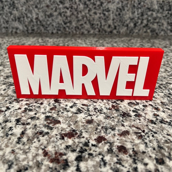 Marvel Studios Style Logo Sign Decor ~7in (man Cave, Game Room ...