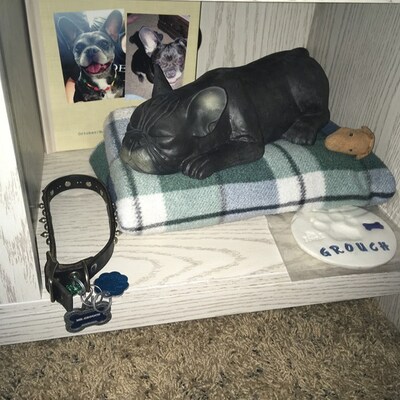 Black Frenchie Cremation Urn - Etsy