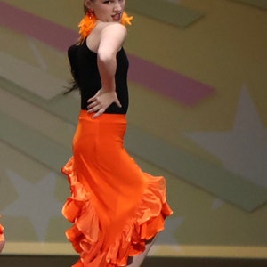 Two-layer Tango Skirt mesh Flock and Stretch Jersey - Etsy