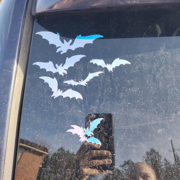 Bat Decal | Bats | Goth Car Accessories | Spooky Bitch | Goth Car Decor ...