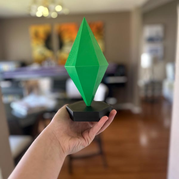 The Sims Plumbob, 3D Printed Game Prop - Etsy