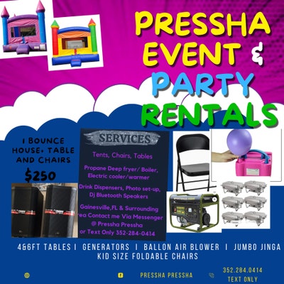 Bouncy House Flyer, Editable Social Media Flyer, Bouncy Castle Rental ...