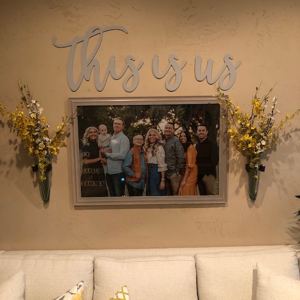 This is Us Sign, This is Us Wall Decor, This Us Wall Hanging, This is ...