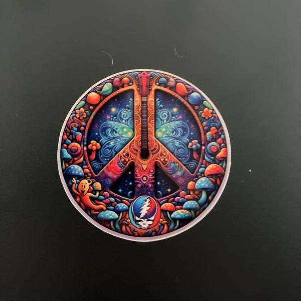 Deadhead Delights: Radiant Grateful Dead Inspired Sticker Collection ...