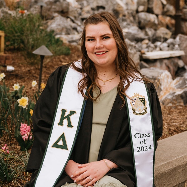 Delta Sigma Pi Graduation Stole Sash - Etsy