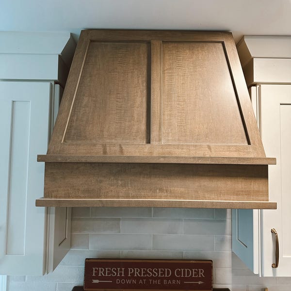 Rift Sawn White Oak Range Hood - Etsy