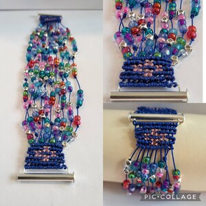 Micro Macrame Tutorial Hydrangeas Bracelet Pattern Beaded Macrame Jewelry Making DIY - Etsy