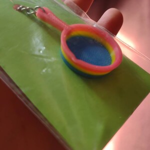 Pansexual Pride Keychain, PAN PAN, Subtle LGBTQ Pride, Punny Cute ...