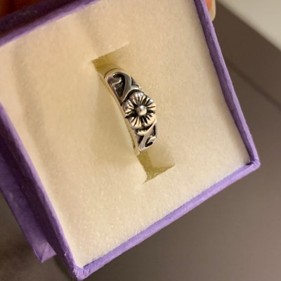 Silver Mushroom Ring Size 2, Cottagecore Ring Size 2 - Etsy