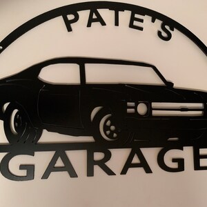 1970s Muscle Car Garage Metal Sign Art for Man Caves or Garages - Etsy