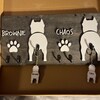 Leash Holder for Wall L Custom Dog Leash Hook L Entry Way Decor L 2 or ...