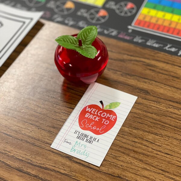 Welcome Back We Are Going to Have an Amazing Year Tag, Printable First ...