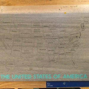 World Map Glowforge File Laser Cutter SVG - Etsy