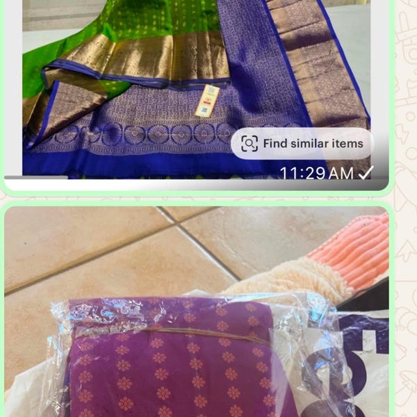 Pure Silk Saree Handloom Double Wrap Silk - Etsy