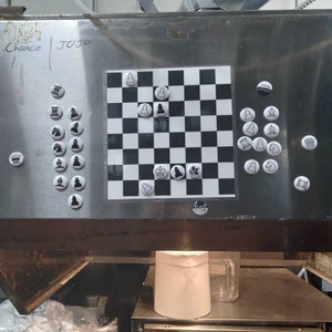 Chess Board Fridge for Fun Gift Refrigerator Dorm Travel - Etsy