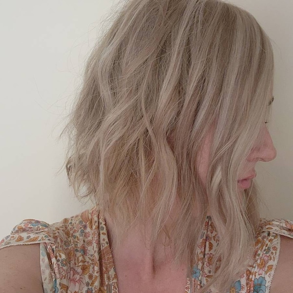 Invisible Silk Base Human Hair Topper Hair Piece Hand Tied Topper for ...