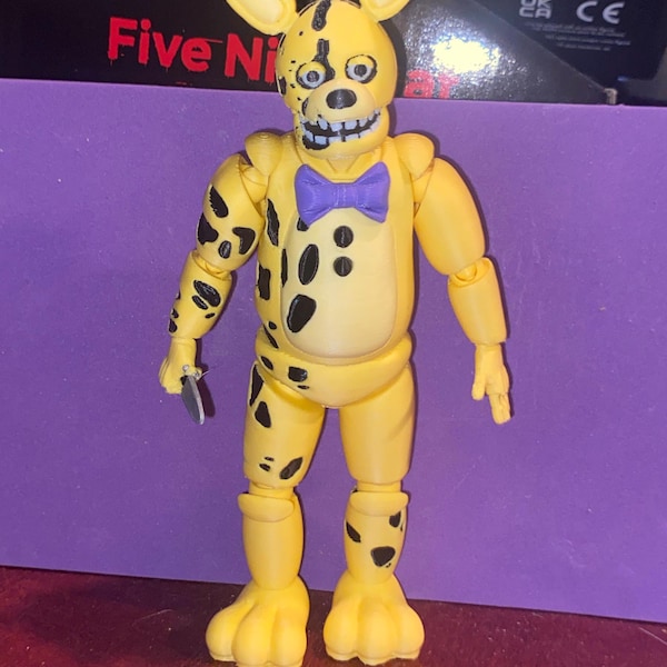 Yellow Rabbit / Springtrap FNAF Five Nights at Freddy’s Figure - Etsy
